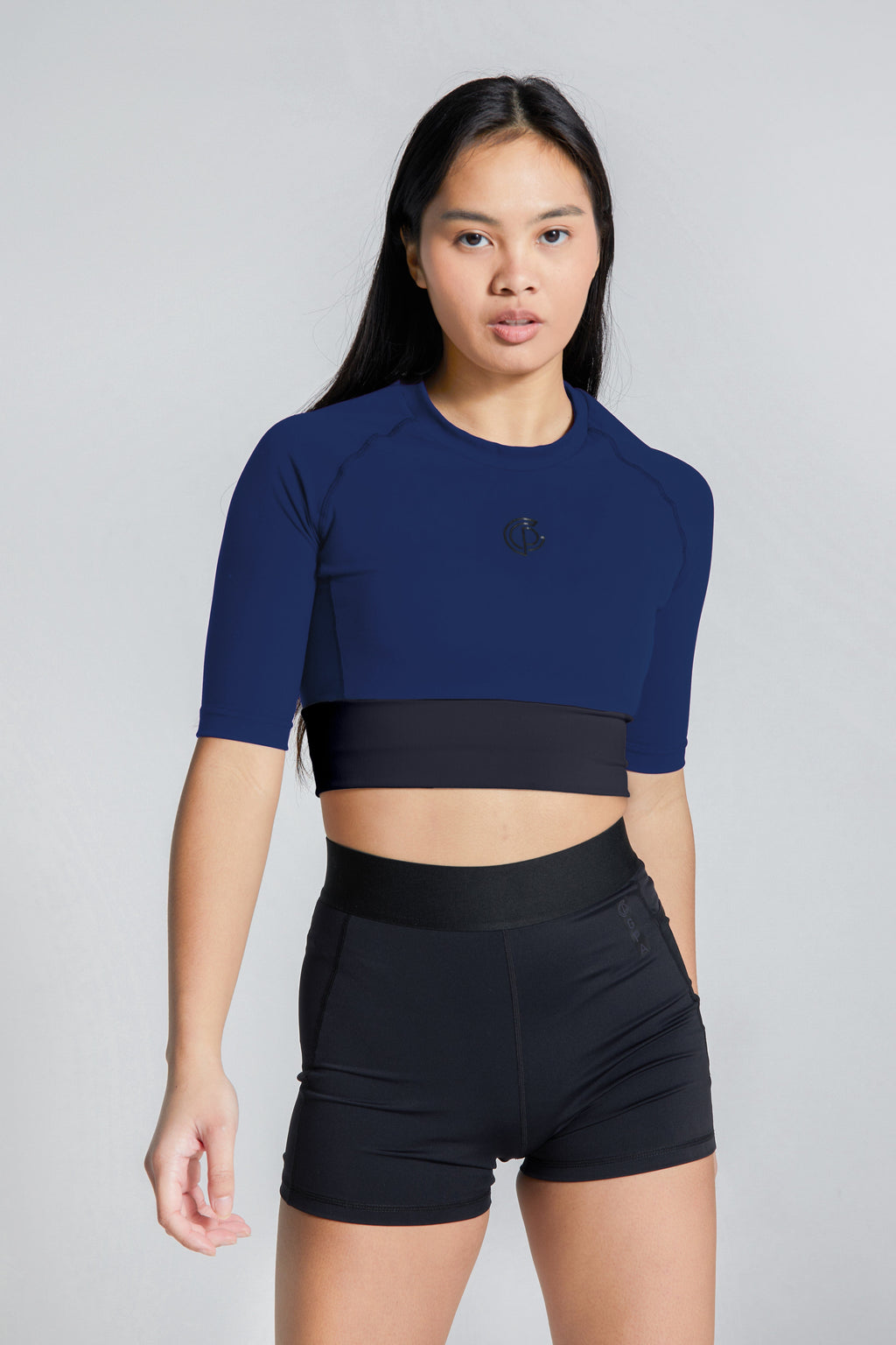 Womens - GymPro Crop Top - Blue – GymPro Apparel